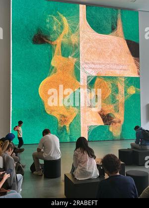 Refik Anadol: Unsupervised: Unsupervised features a digital artwork ...