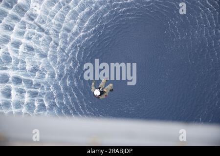Naval Aircrewman (Helicopter) 3rd Class Shown Francis from Honolulu ...