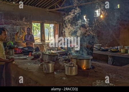 12 28 2014 Kitchen of Traditional Indian roadside Food joint(Dhaba) 70 ...
