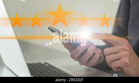 The after-service rating concept to assess the satisfaction of those ...