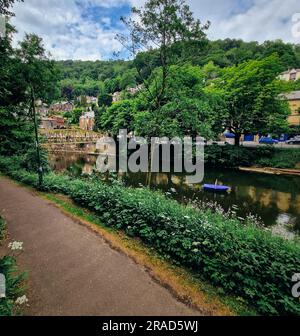 Discover the enchanting charm of Matlock, as the iconic High Tor takes ...