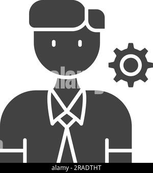 Manager Icon image. Suitable for mobile application Stock Vector Image ...