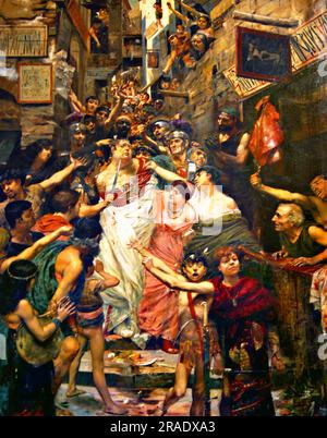 Vitellius Dragged Through The Streets Of Rome By The Populace 1883 by ...