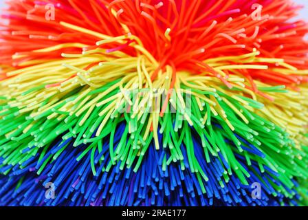 Close-up view of hedgehog ball defending himself Stock Photo - Alamy