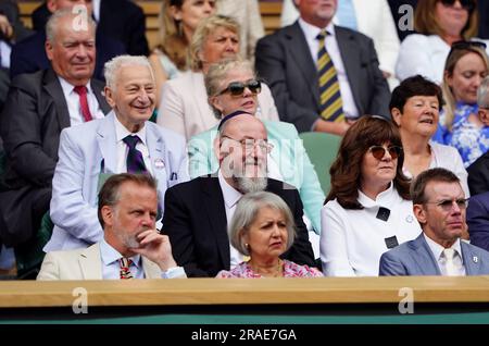 London, UK 7 July 2023 Sir Frederick Barclay arrives at the High Court ...