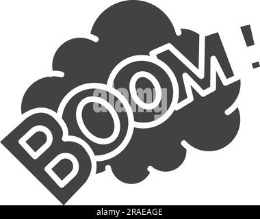 Boom Bubble Icon Image Stock Vector Image & Art - Alamy