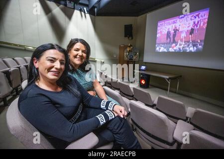 Shauna Bray (left) and Aoife O'Neill, who inspired Lisa McGee's Derry ...