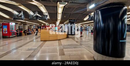 Underground of Lyon's railway station, Paris, France Stock Photo - Alamy