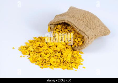 Cork tree bark (Cortex Phellodendri), Huang Bo, Huang Bai, cut out ...