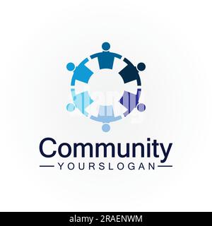 Community Logo Design Template for Teams or Groups.network and social ...