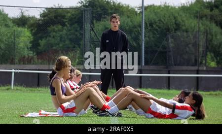 KEIRA KNIGHTLEY, PARMINDER NAGRA, JONATHAN RHYS MEYERS, BEND IT LIKE BECKHAM, 2002 Stock Photo ...