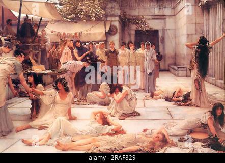 Sir Lawrence Alma-Tadema, The Women of Amphissa, 1887, oil on canvas ...