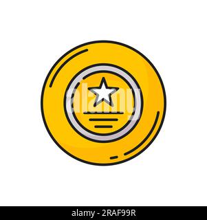 winning star golden icon vector illustration design Stock Vector Image ...