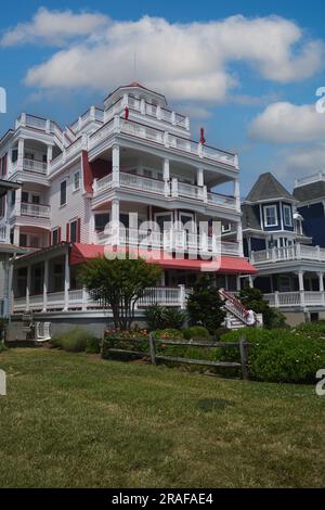 Late Victorian architecture, Cape May, New Jersey, USA Stock Photo - Alamy