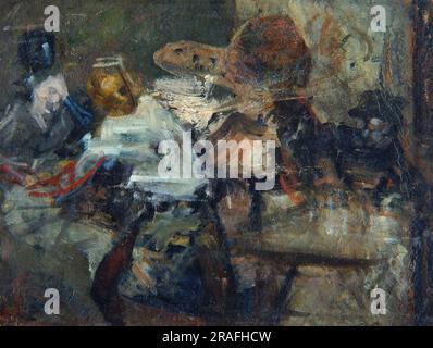 Anton ažbe - in Studio 1905 Stock Photo - Alamy