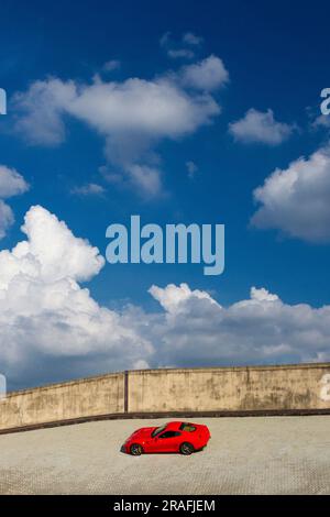 Ferrari 599 GTB on Lingotto rooftop test track, Torino, Italy Stock ...