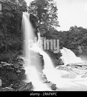 Falls of the Clyde, Bonnington Linn. "The Lowlands of Scotland" - Pub ...