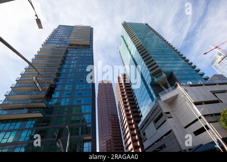Alina Los Angeles residences, the TCW Tower the Federal Bank Building ...