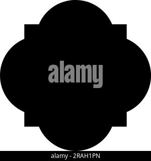 Quatrefoil Symbol Silhouette Stock Vector Image & Art - Alamy