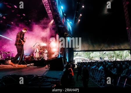 Roskilde, Denmark. 01st, July 2023. The English grindcore band Lock Up ...