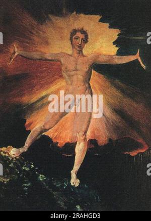William Blake - Glad Day Dance Albion C 1794 Stock Photo - Alamy