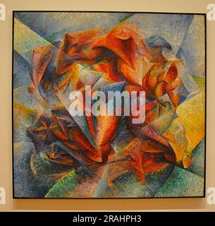 'Dynamism of a Soccer Player' by Umberto Boccioni is a 1913 painting ...