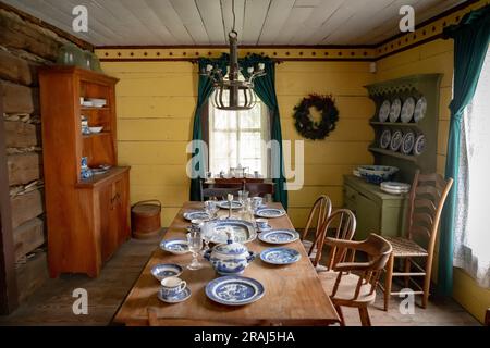 Dallas, TX, USA. 2 June 2023. Old City Park living history with 19th ...