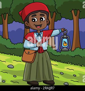 Harriet Tubman Cartoon Colored Clipart Stock Vector Image & Art - Alamy