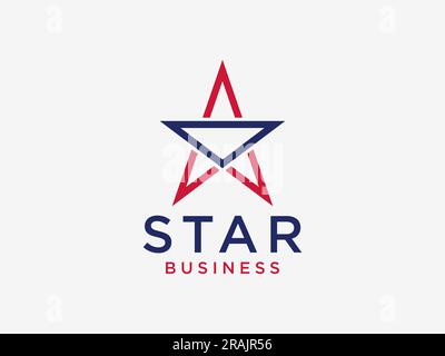 Luxury Red Star logo designs template, Elegant Star logo designs Stock ...