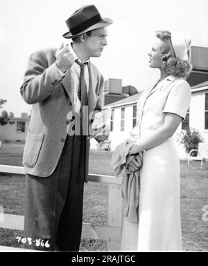 Director VINCENT SHERMAN and VIRGINIA MAYO on set location candid ...