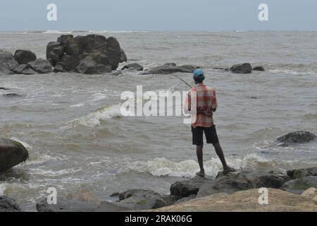 Modara, Colombo, Sri Lanka -August 05th 2022 :Beautiful seascape view ...