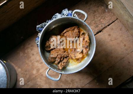 Majaz stewed. The majaz or paca is a species of rodent for meat that is ...
