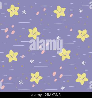 Vector scandinavian baby Seamless pattern of colorful air balloons and ...