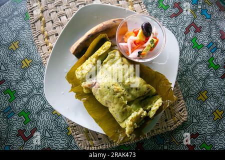 The Juane is a typical dish of the Peruvian jungle. Is made from rice ...