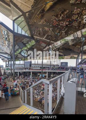 Barcelona, Spain - Jun 30th, 2023: Encants market, Barcelona, Spain ...