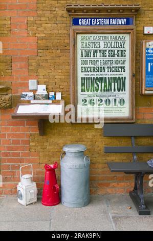 Hunstanton Railway Station Stock Photo - Alamy