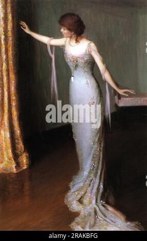 Lilla Cabot Perry, 1911 Lady in an Evening Dress Stock Photo - Alamy