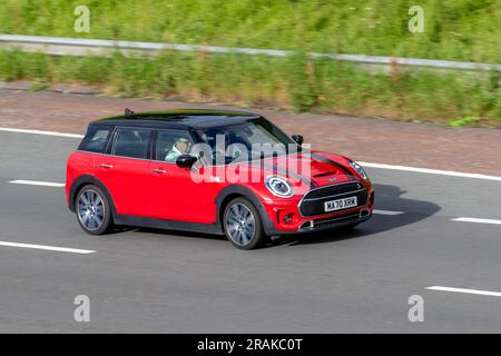 Classic Mini Cooper side view isolated on white background Stock Photo ...