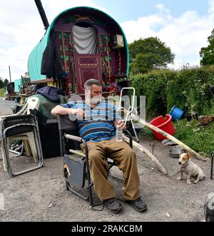 Romany traveller Percy Bennett Stock Photo - Alamy