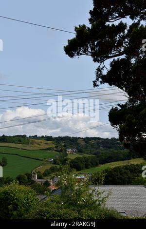 Uplyme Village with St Peter and St Paul Church Devon England uk Stock ...