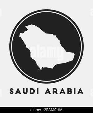 Saudi Arabia map, stylish location icon with Saudi Arabia map and flag ...