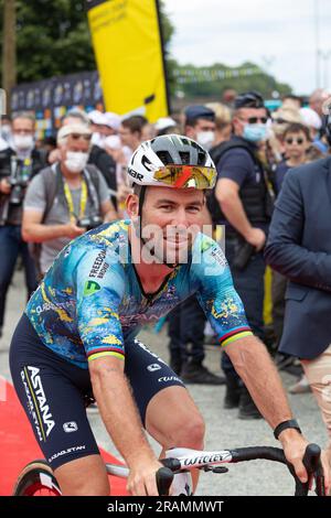 Nogaro, Gers, France, 4th July 2023, ADAM YATES of UAE TEAM EMIRATES in ...