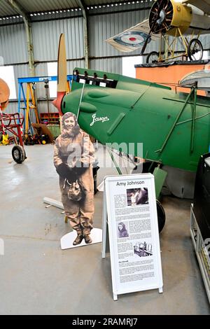 Replica of Amy Johnson aircraft Gypsy Moth made by the prisoners of ...
