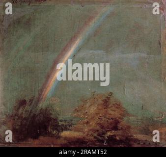 John Constable - Landscape With Double Rainbow 1812 Stock Photo - Alamy
