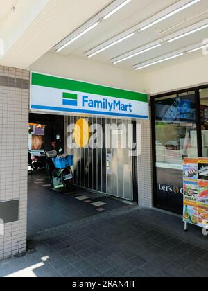 FamilyMart store branch and location in Taipei, Taiwan; a Japanese ...