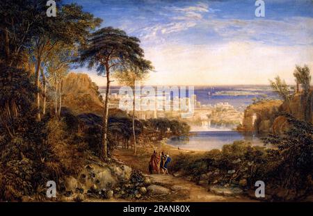 David Cox - Carthage, Aeneas and Achates Stock Photo - Alamy