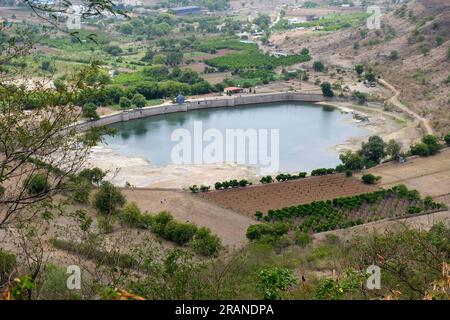 Scenic view of Mastani Talav or Lake, the lake was for Peshwa Bajirao ...