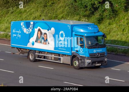 hotel linen laundry service van Stock Photo - Alamy