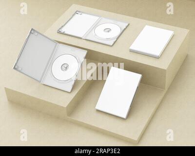 DVD case display Stock Photo - Alamy