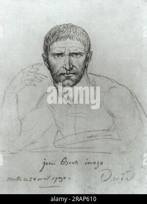 Jacques-Louis David - Brutus 1790 restored Stock Photo - Alamy